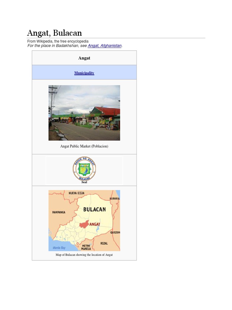 Angat Bulacan | PDF | Protestant | Religion And Belief