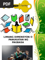 Antas NG Pagbasa | PDF