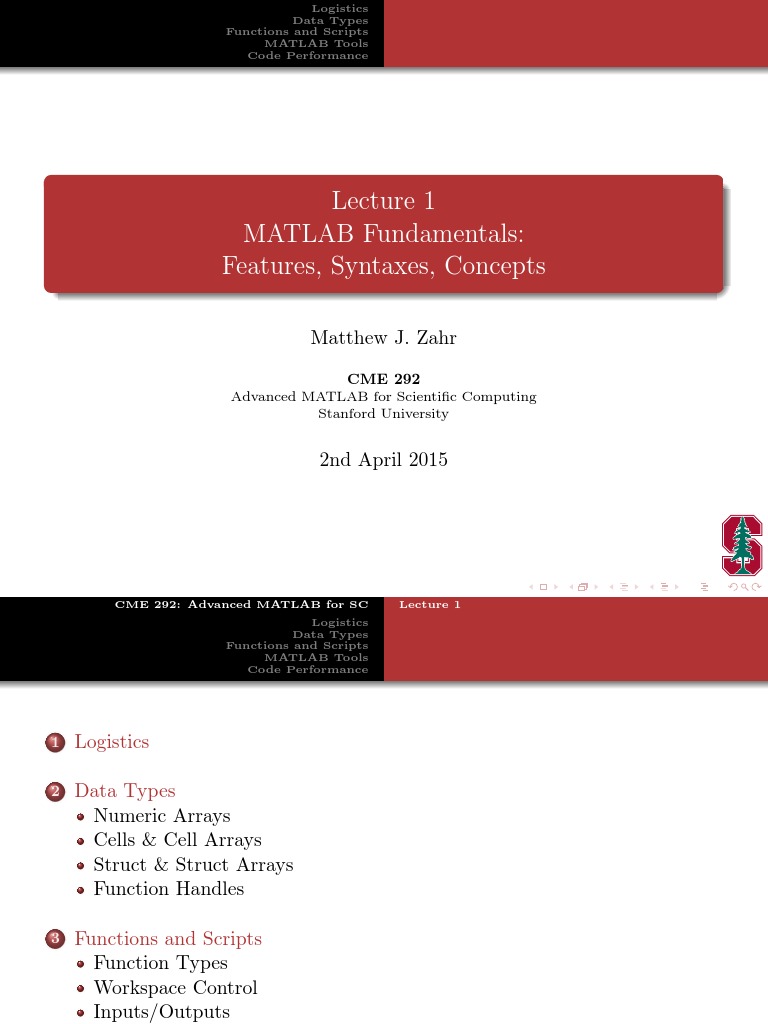 Lec 01 | PDF | Matlab | Parameter (Computer Programming) Lec 01 | PDF | Matlab | Parameter (Computer Programming)