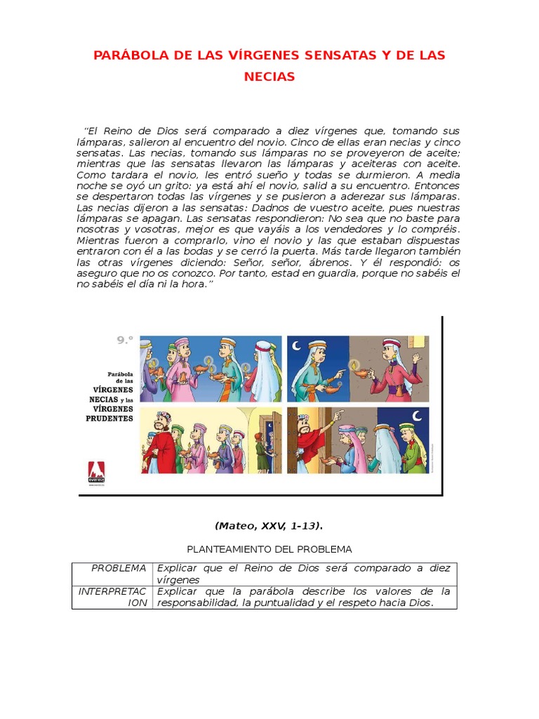 PARABOLA de Las 10 Virgenes