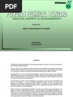 Petronas Risk Matrix Procedure | PDF | Risk Assessment | Risk
