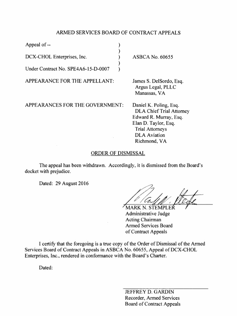 DCX-CHOL Enterprises, Inc., A.S.B.C.A. (2016) | PDF | Separation Of ...