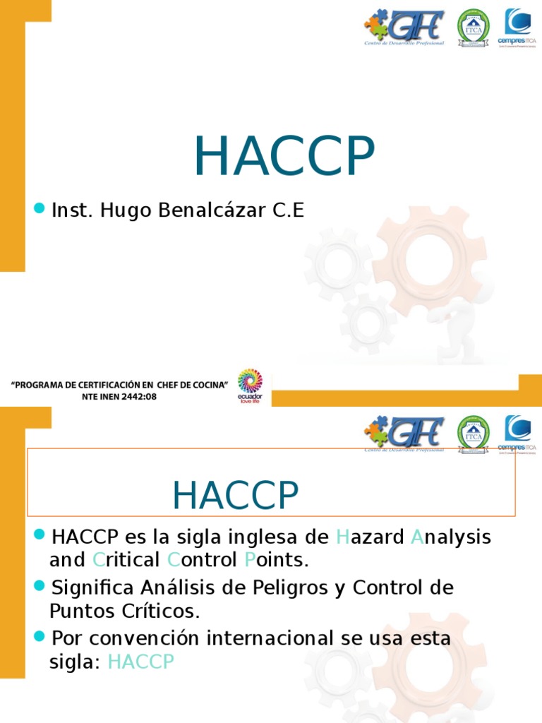 HACCP | PDF | Análisis de Riesgo y Puntos Críticos de Control | Comida y bebida