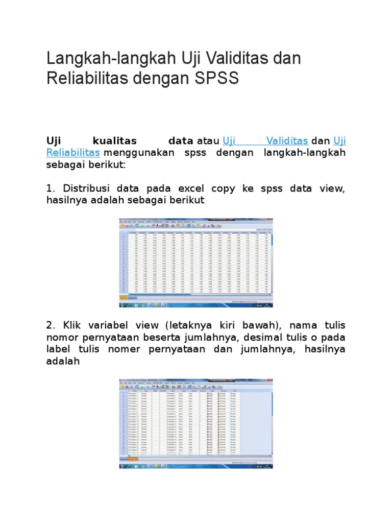 Modul Spss | PDF