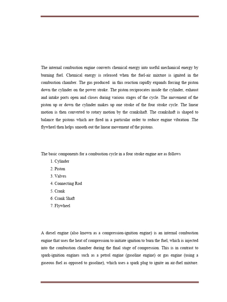 FEA and Material Optimization of Diesel Engine Piston | PDF | Internal ...
