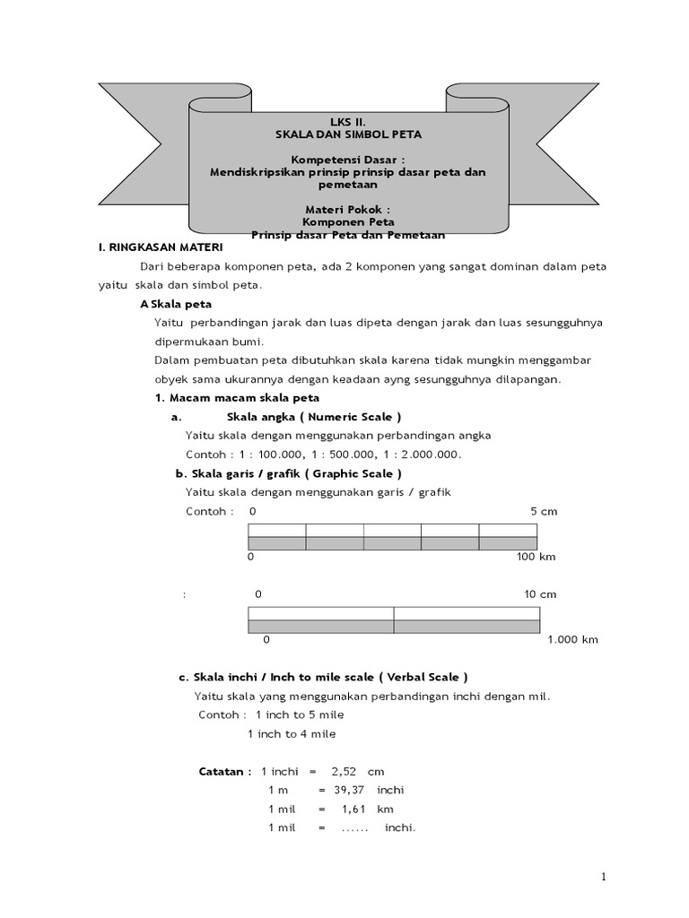 Skala & Simbol Peta | PDF