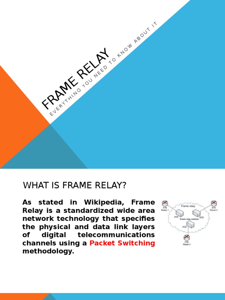 Everything You Need to Know About Frame Relay | PDF | Network Packet | Computer Network