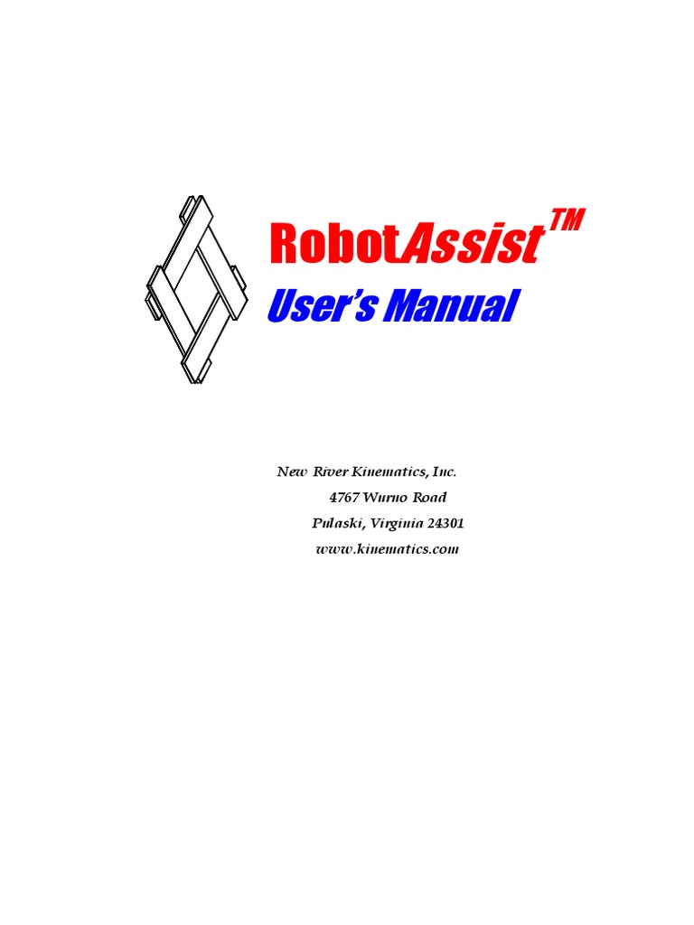 Robot Assist Users Manual PDF | PDF | Cartesian Coordinate System ...