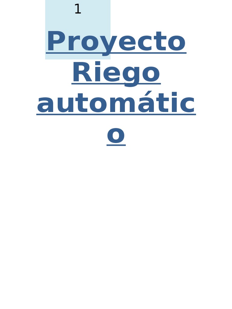 Proyecto de Invernadero Con Arduino | PDF | Arduino | Riego