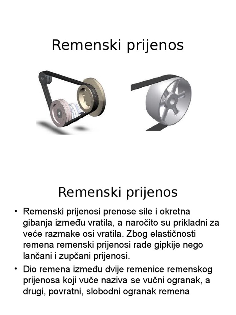 Remenski Prijenos | PDF