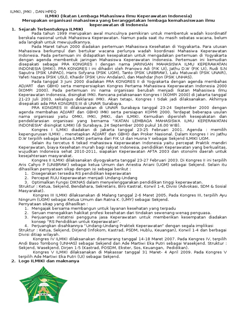 Ilmki Jmki Dan Hpeq | PDF