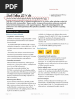 Shell Tellus S2 V 46 - Technical Data Sheet | PDF | Viscosity | Motor Oil