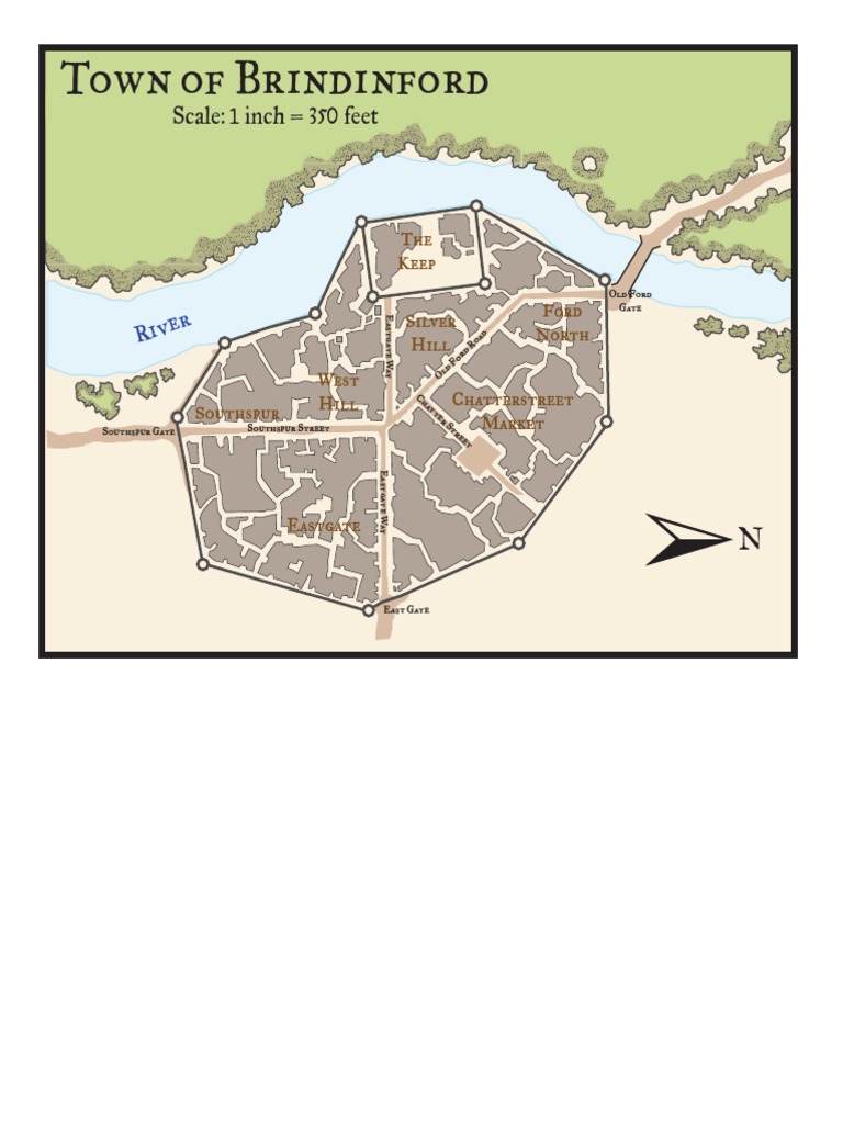 Brindinford Gate Locations Map | PDF