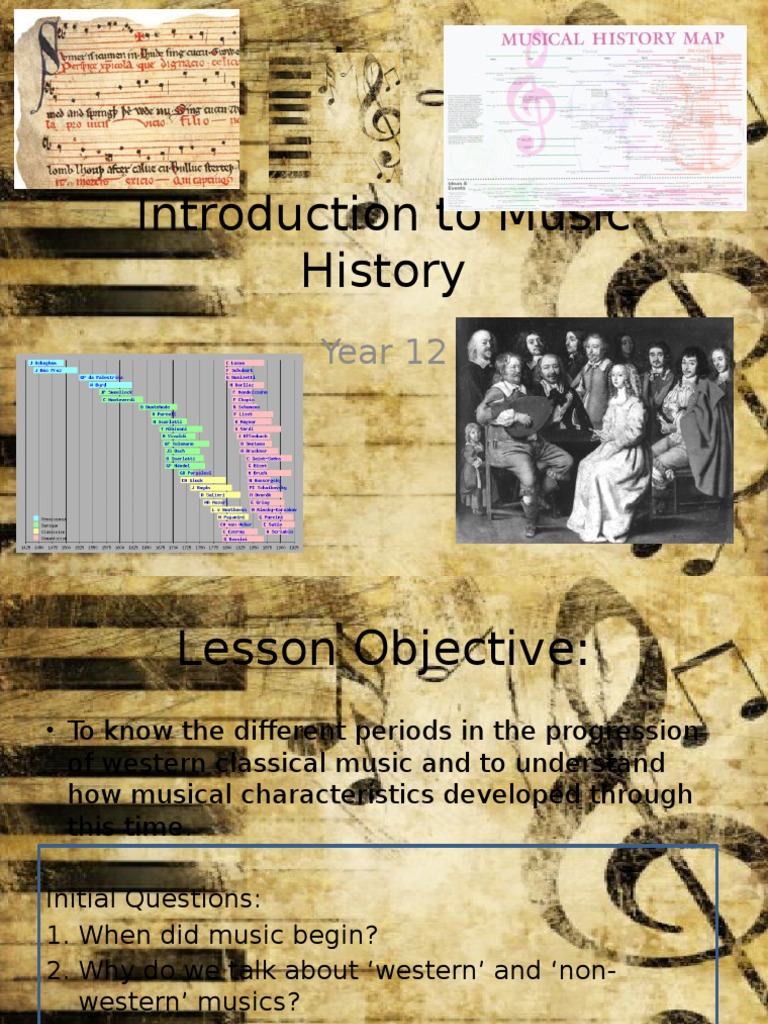 Introduction To Music History | PDF | Classical Period (Music ...