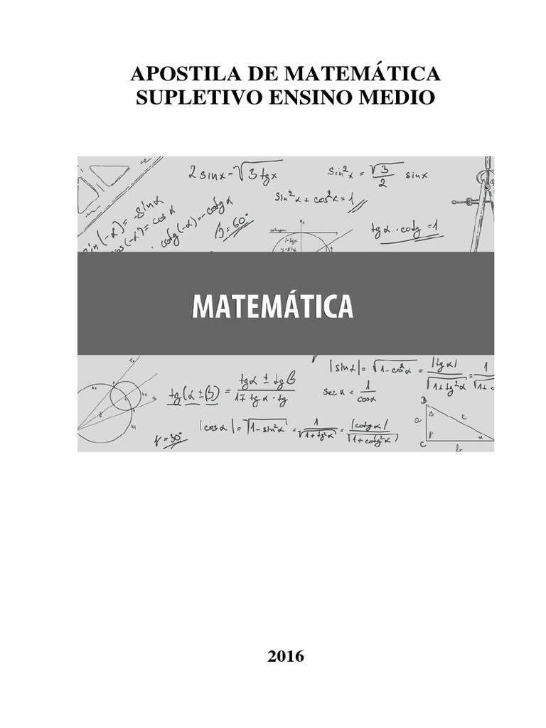 Apostila de Matematica PDF | PDF