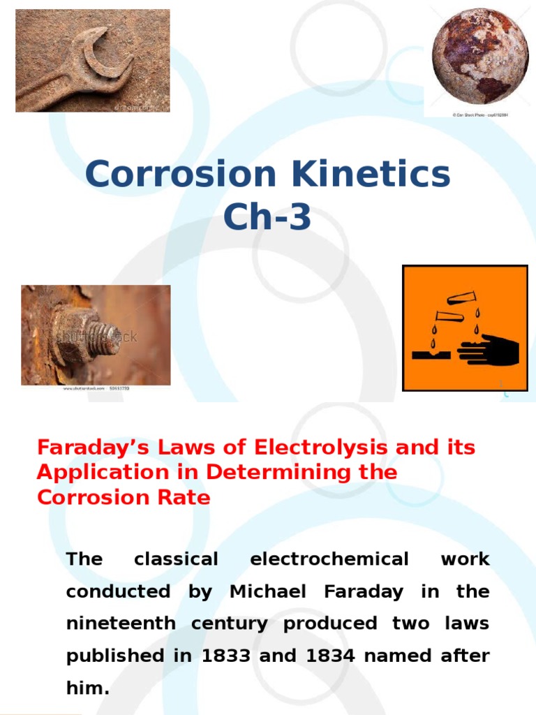 CH 3 Corrosion Kinetics | PDF | Corrosion | Redox