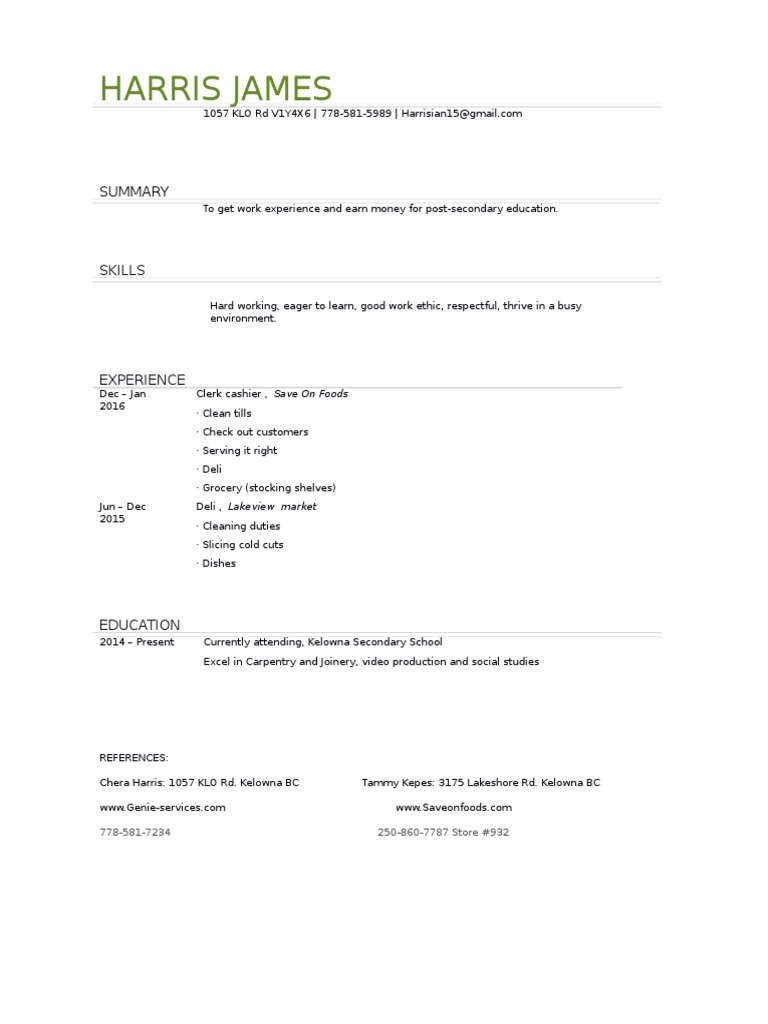 Harris Resume | PDF