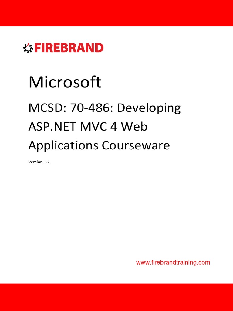 Designing Efficient and Secure ASP.NET MVC 4 Web Applications | PDF | Model–View–Controller ...