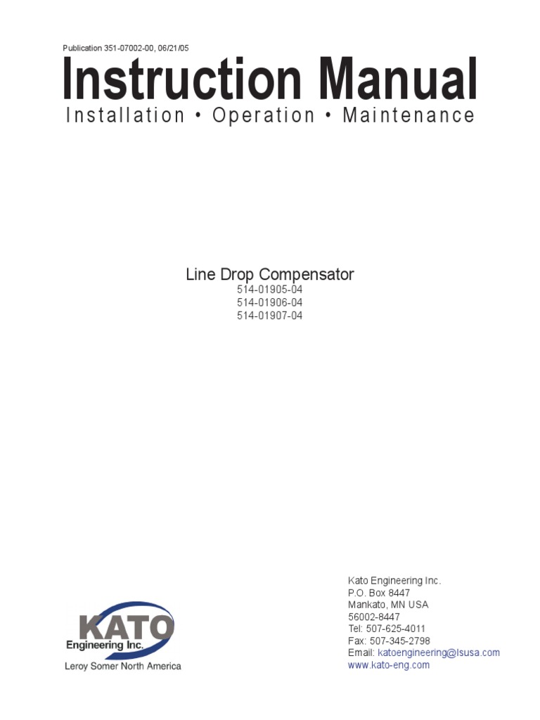 Line Drop Compensator | PDF | Power Engineering | Electricity