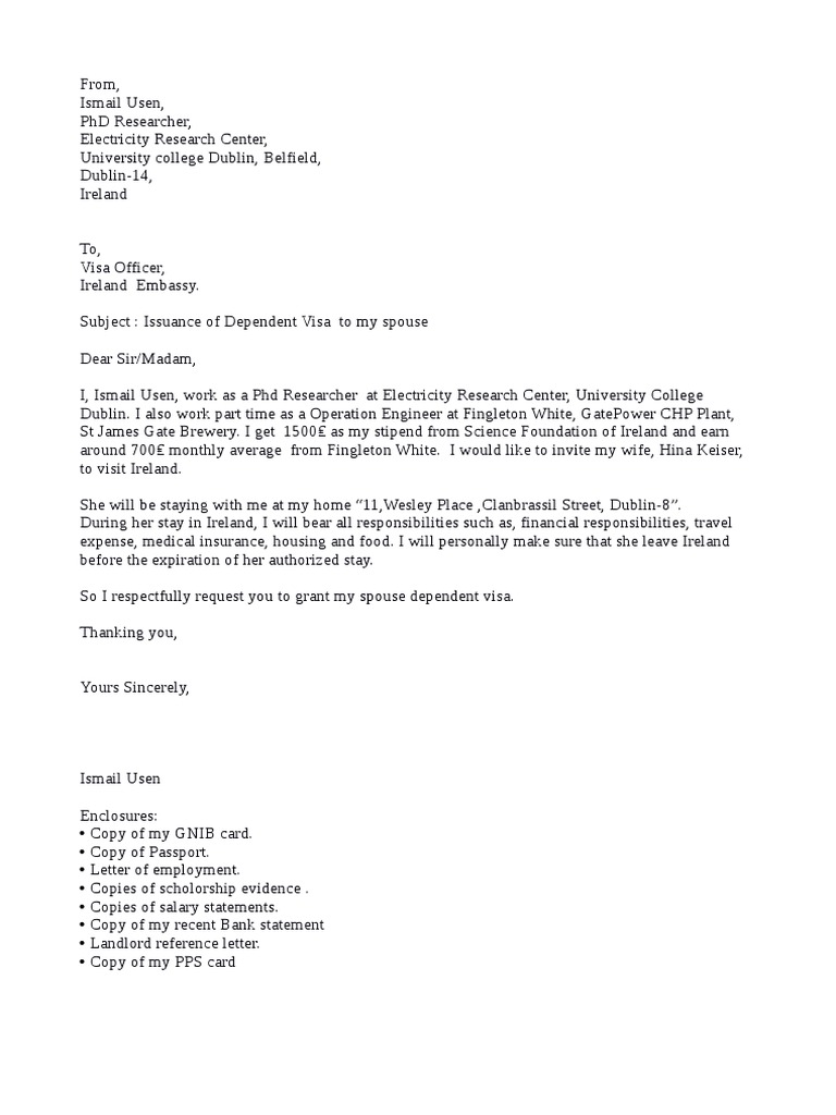 Sponser Letter | PDF