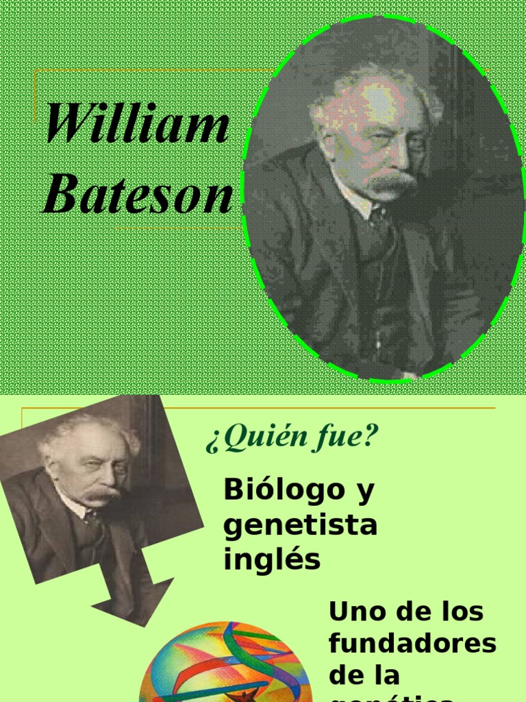 William Bateson | PDF | Ciencias sociales | Ciencia y matemáticas