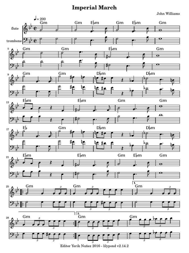 Imperial March - John Williams | PDF