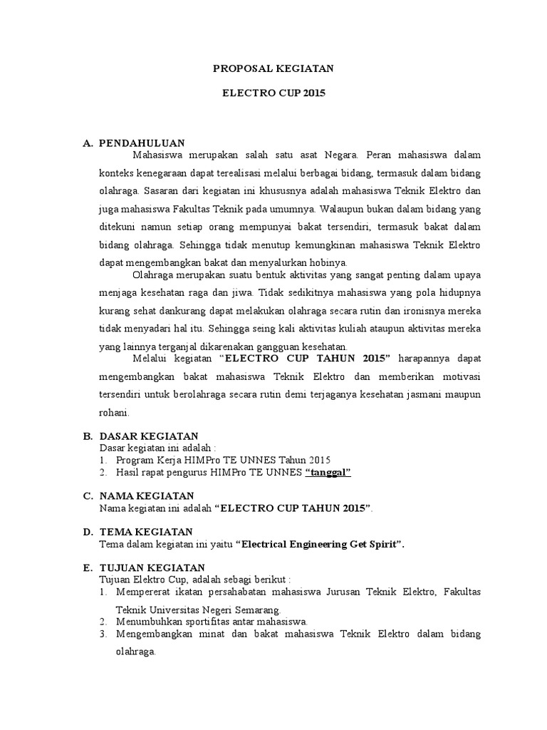Proposal Fakultas | PDF | Kesehatan Holistik | Sains & Matematika
