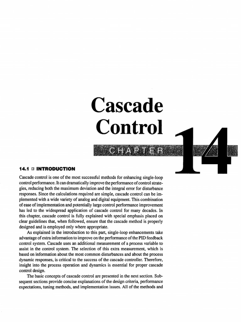 Cascade Control | PDF | Control Theory | Control System