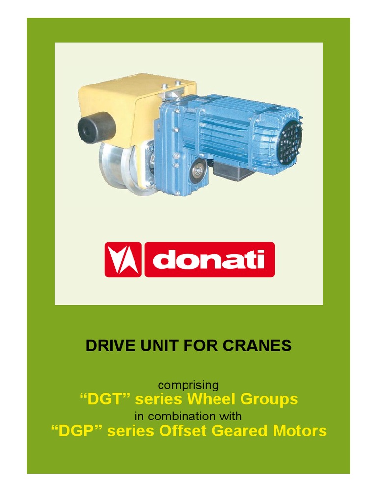 Catalogo Donati | PDF | Crane (Machine) | Gear