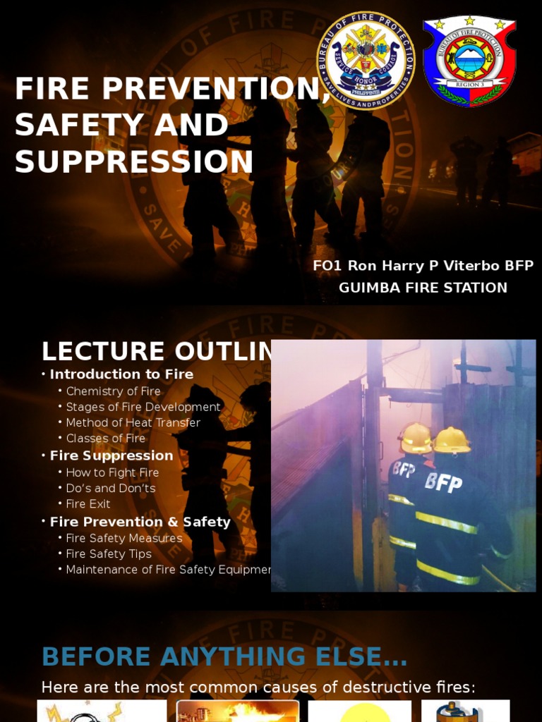 Fire Safety Lecture | PDF | Firefighter | Fires