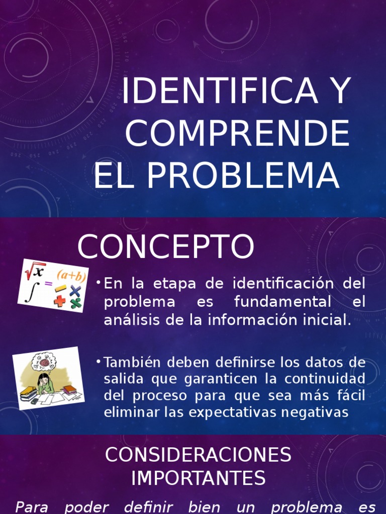 Identifica y Comprende EL PROBLEMA | PDF