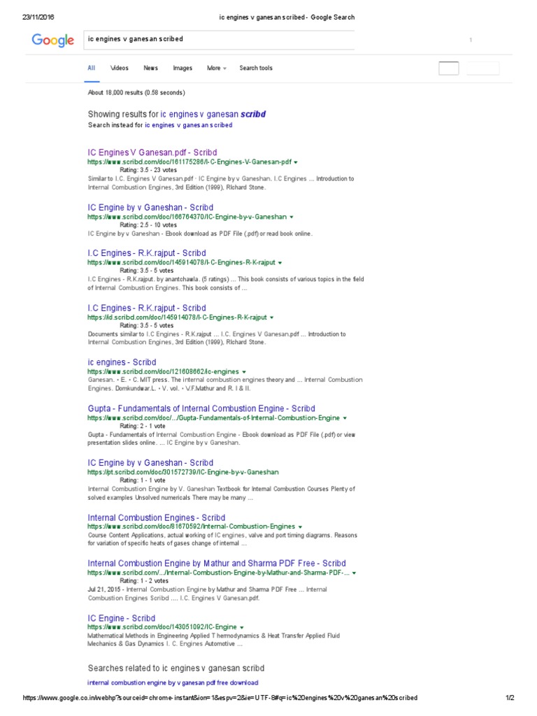 IC Engines by V Ganesan Guide | PDF | Internal Combustion Engine | Gases