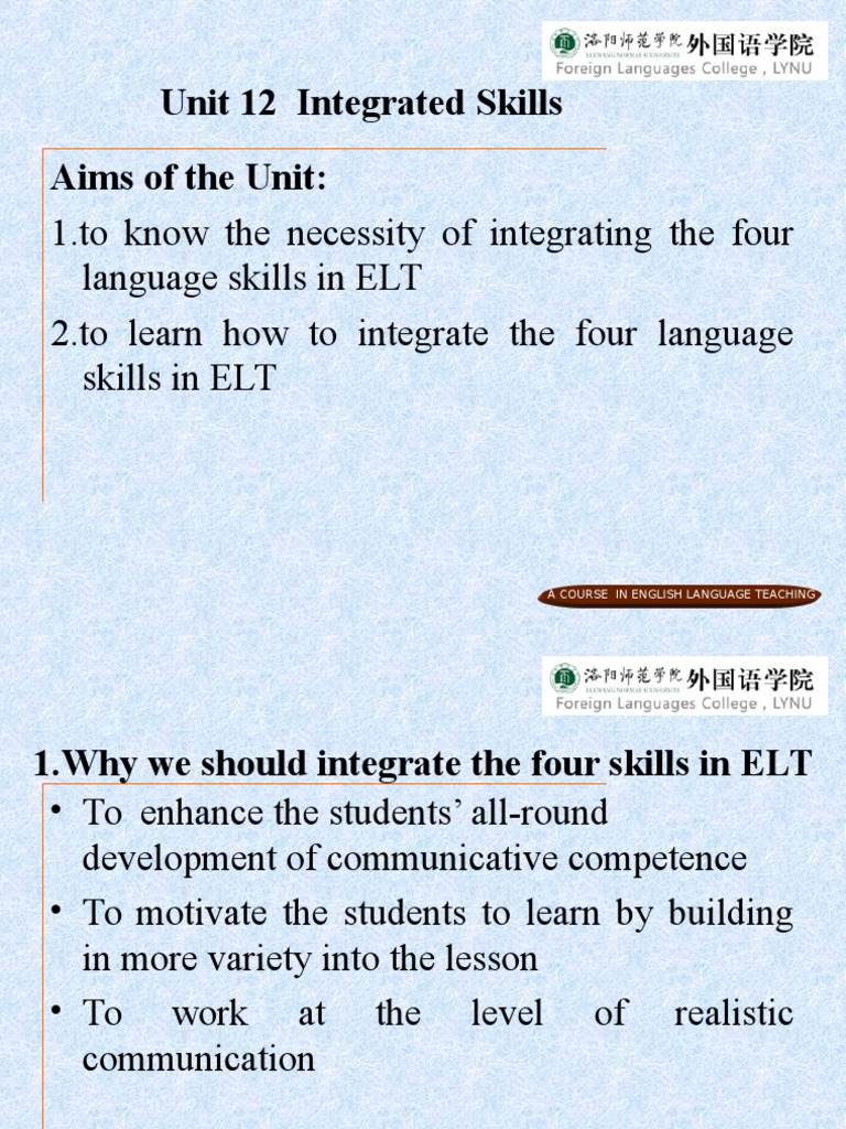 Unit 12 Integrated Skills Download Free Pdf English As A Second Or