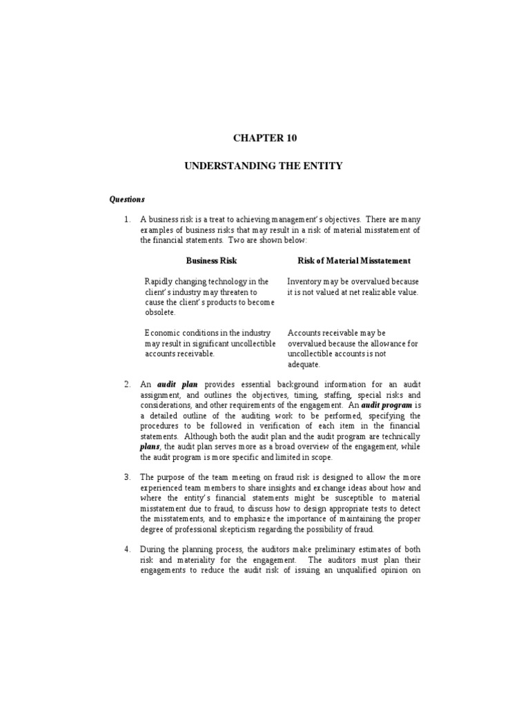 Chapter 10 - Answer PDF | PDF