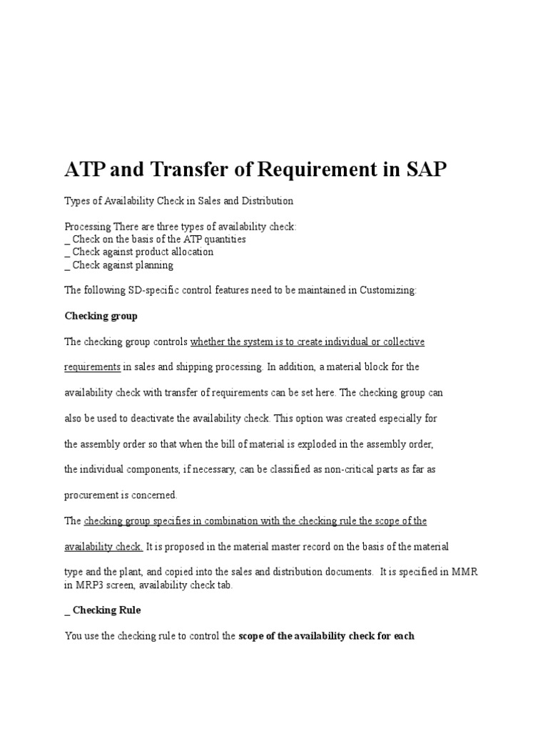 ATP and TOR Configuration in SAP SD | PDF | Tor (Anonymity Network ...