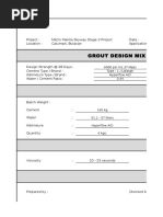 Concrete Mix Design Excel Sheet | PDF | Construction Aggregate | Concrete