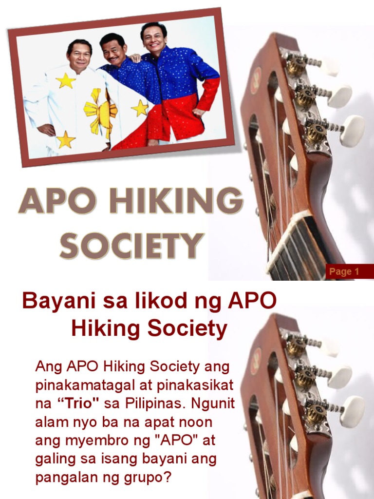 Apo Hiking Society | PDF