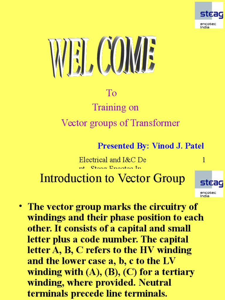 Vector Group of Transformers | PDF | Transformer | Electric Power ...