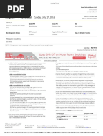 RedBus Bus Tickets Format | PDF | Ticket (Admission) | Public Transport