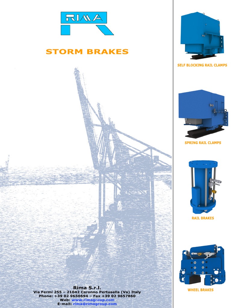 Storm Brakes | PDF | Track (Rail Transport) | Wear