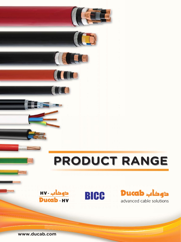 Ducab Product Range 280915 | PDF | Electrical Wiring | Cable