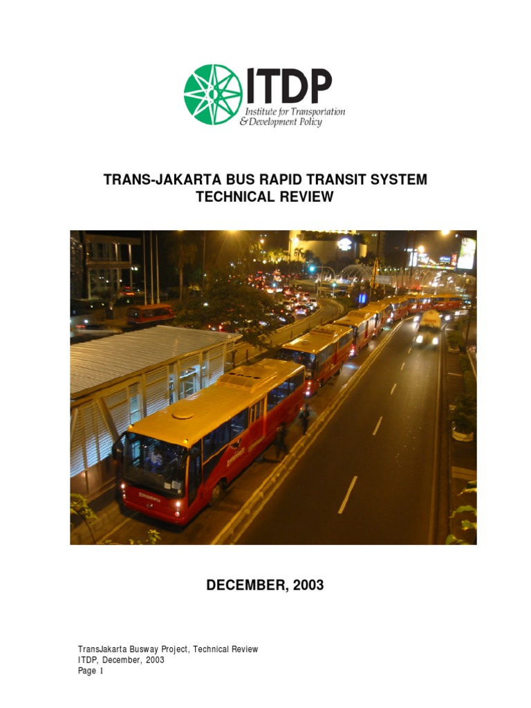 TransJakarta Busway Project Review | PDF | Jakarta | Industries