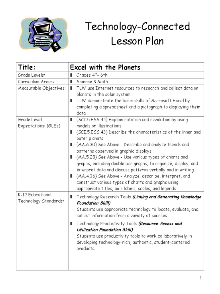 Excel Data on Planetary Research | PDF | Microsoft Excel | Chart