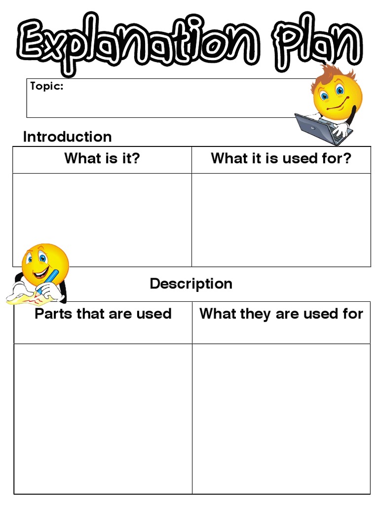 Explanation Planning Templating | PDF