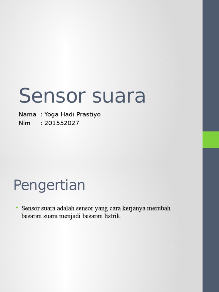 Sensor Suara Pdf