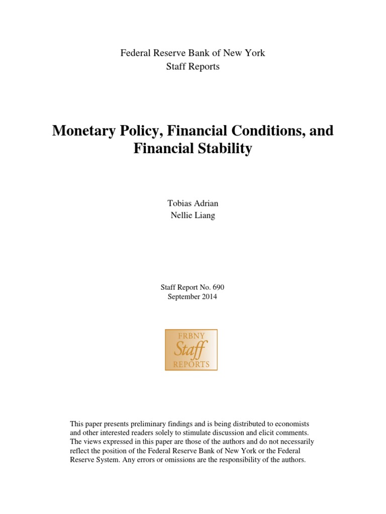 Frbny Report | Download Free PDF | Macroprudential Regulation | Shadow ...