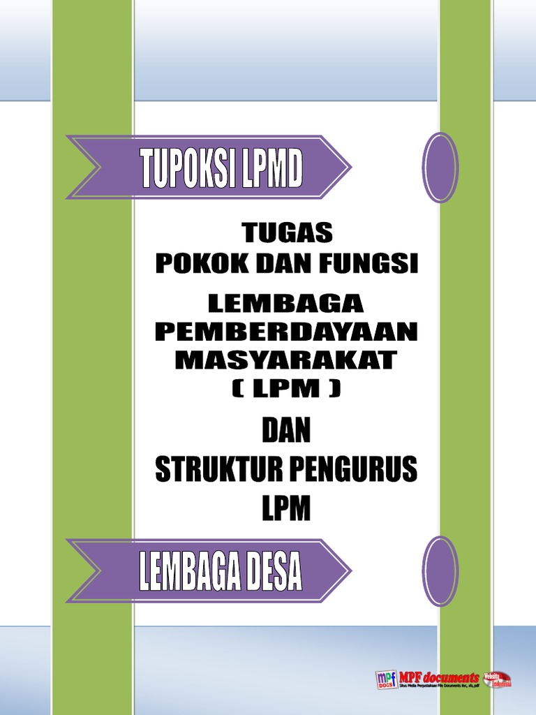 Struktur Dan Tupoksi LPMD | PDF