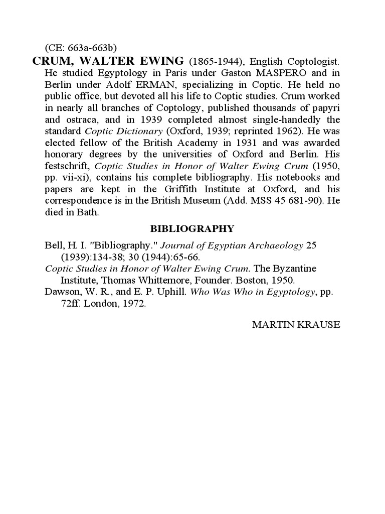 Coptic Encyclopedia Volume III (CRUM-ETH) | PDF | Coptic Orthodox ...