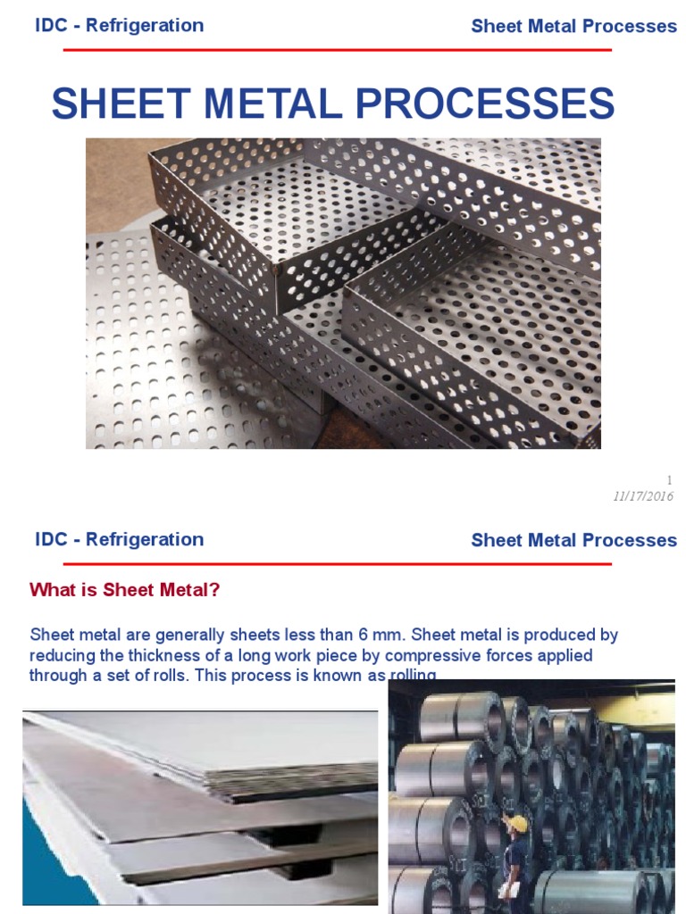 Sheet Metal | PDF | Sheet Metal | Rolling (Metalworking)