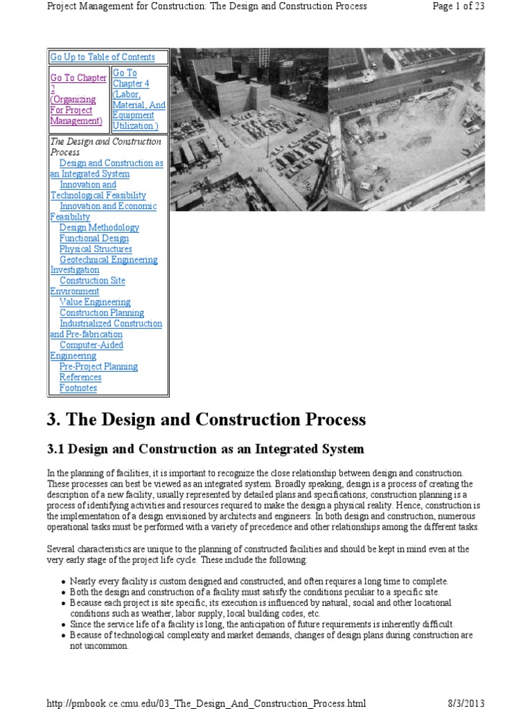 Reading 10 - The Design and Construction Process | PDF | Average Cost ...